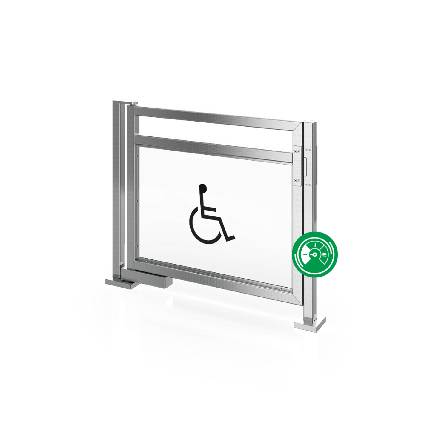 Trilock Side Gate Waist High Lane for ADA Access | Boon Edam USA
